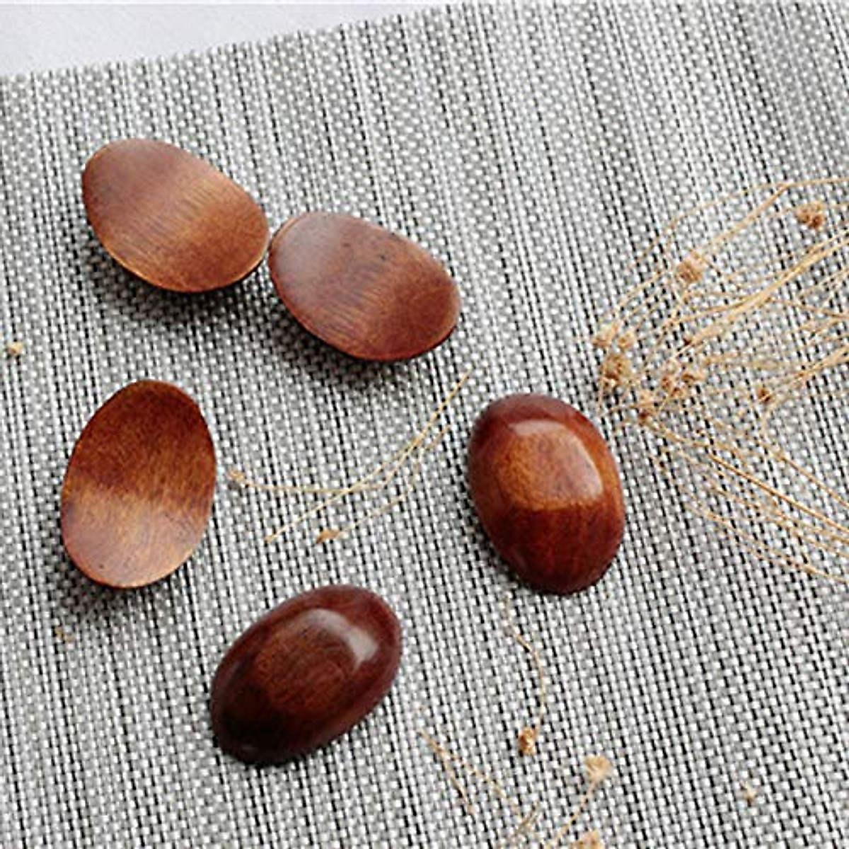 Chopstick Rest Tsehuar 5 PCS Wood Chopsticks Holder Dinner Server Spoon Fork Knife Stand Holder