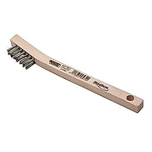 Lincoln Electric K3179-1 Stainless Steel Wire Brush, 3 x 7 Row, 12 Pack