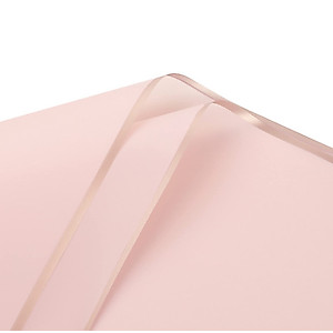 20 Counts Fresh Flowers Wrapping Paper,Waterproof Florist Bouquet Paper and 35 Yards 1" Fabric Ribbons Set,Gift Packaging or Gift Box Packaging,DIY Crafts,Florist Bouquet Supplies 23x23 (Rose Pink)