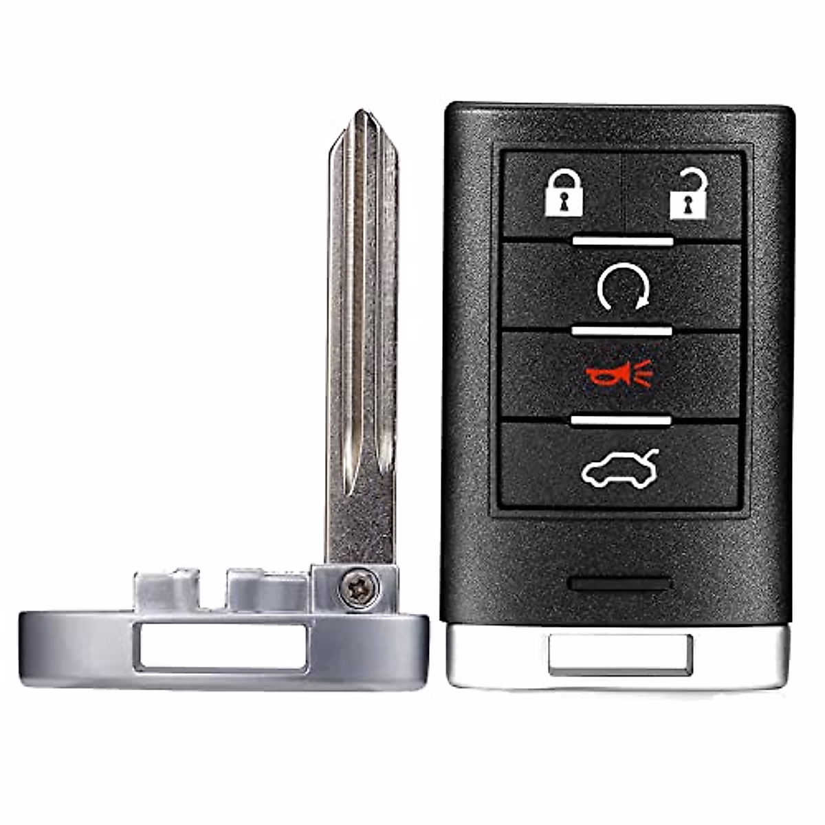 Keyless Entry Remote Control Car Key Fob Fits for Cadillac CTS 2008-2015 Cadillac STS 2008 2009 2010 2011 FCC ID: M3N5WY7777A 315MHz (Pack of 1)