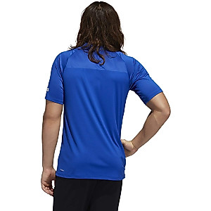 adidas mens Primeblue Tee Team Royal Blue Small