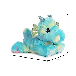 Aurora® Vibrant Bright Fancies™ Sprinkles Dragon™ Stuffed Animal - Eye-Catching Fun - Delightful Cuddles - Blue 7 Inches