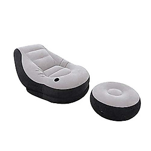 Intex Inflatable Ultra Lounge Chair And Ottoman Set & Intex 120-Volt Air Pump