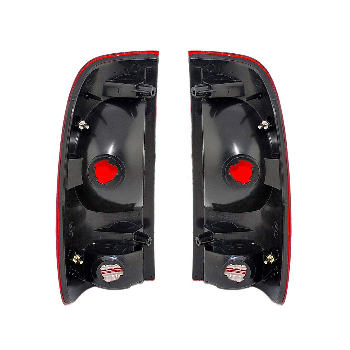 EPIC LIGHTING AMOE Replacement Rear Brake Tail Lights Assembly Compatible with Ford 97-03 F-150 Styleside 97-99 F-250 Light Duty 99-07 Super Duty [ FO2800117 F85Z13405CA FO2801117 F85Z13404CA ] Pair