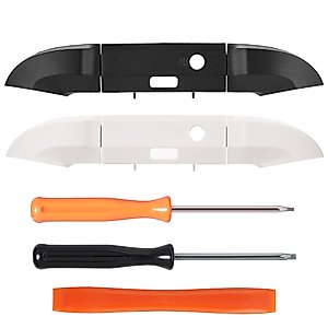 Benseager Replacement Bumper for Xbox Series X Controller, LB RB Bumper Button Replacement Parts for Xbox Series X/S Controller (Black&White)