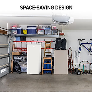 Commercial Cool Upright Freezer, Stand Up Freezer 5 Cu Ft with Reversible Door, White