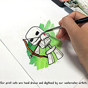 Waschbar Neon Gaming Posters for Boys Room Decor, Gaming Room Decor, Boys Room Decorations for Bedroom, Gamer Wall Art, Inspirational Posters for Video Game Room (Mining)