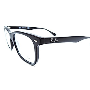 Ray-Ban RX5248-2000 Eyeglasses, Black, 51 mm