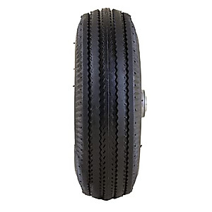 Marathon Universal Fit Pneumatic (Air Filled) Hand Truck / All Purpose Utility Tire on Wheel with Adapter Kit Included
