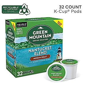 Green Mountain Coffee Nantucket Blend Keurig Single-Serve K-Cup Pods, Medium Roast Coffee, 32 Count