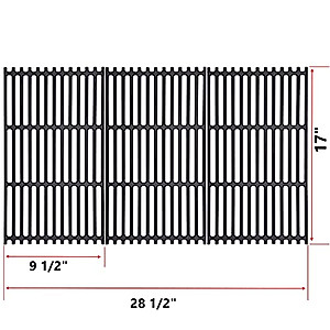 Adviace Grill Grates for Charbroil 463242716 Replacement Parts, Cooking Grate Grids for Charbroil 463242715 463276016 463240015 463242716 Grill Parts, Members Mark 720-0882D