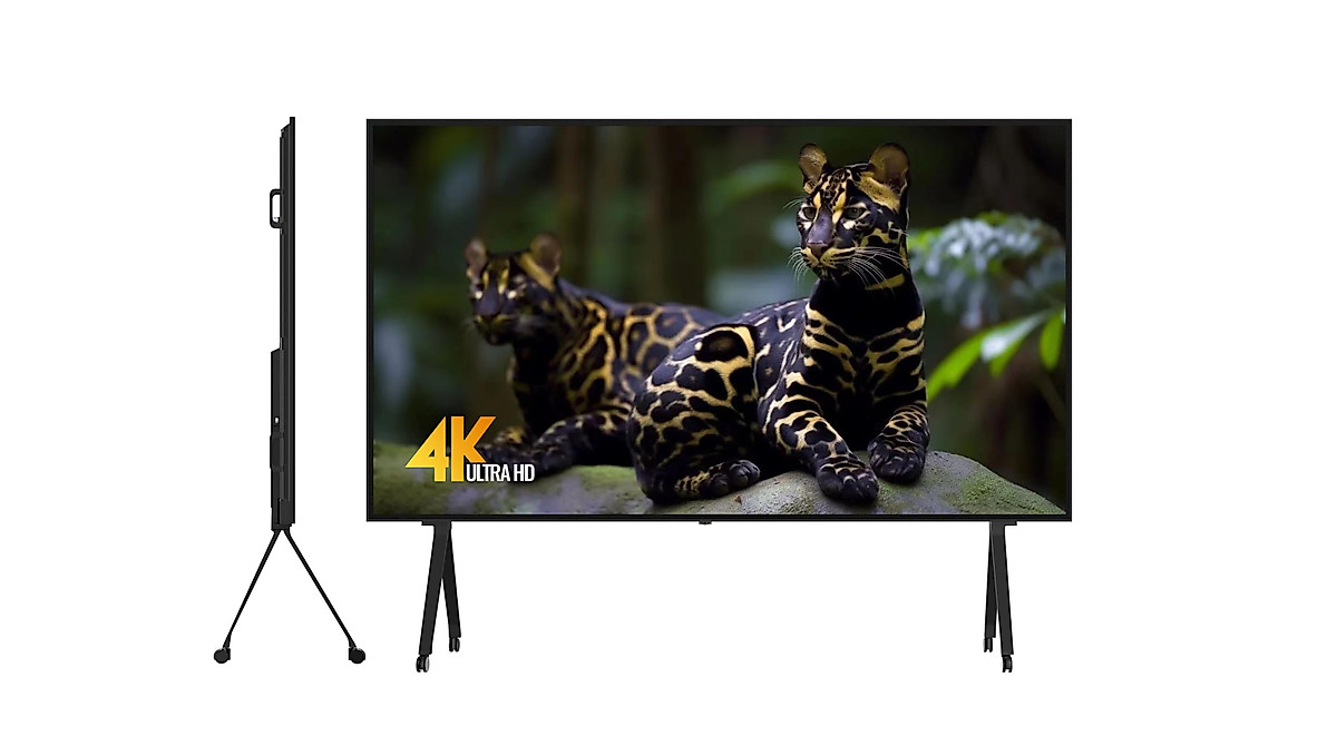 GTUOXIES 98 Inch 4K Digital Signage TV with Stand
