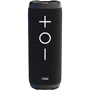 Tribit StormBox Bluetooth Speaker - 24W Portable Speaker, 360° Full Surround Sound, Enhanced Bass, Wireless Dual Pairing, IPX7 Waterproof, 20-Hour Playtime, 66ft Bluetooth Range Outdoor Speaker