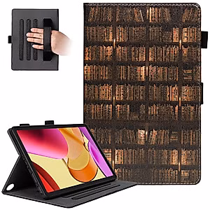 Dteck for Amazon Fire Max 11 Tablet Case 11" (13th Generation) 2023, PU Leather Shell TPU Back Cover Fold Stand Case with Auto Sleep Wake, Adjustable Viewing Angles, Cute Folio Slim Case, Bookshelf