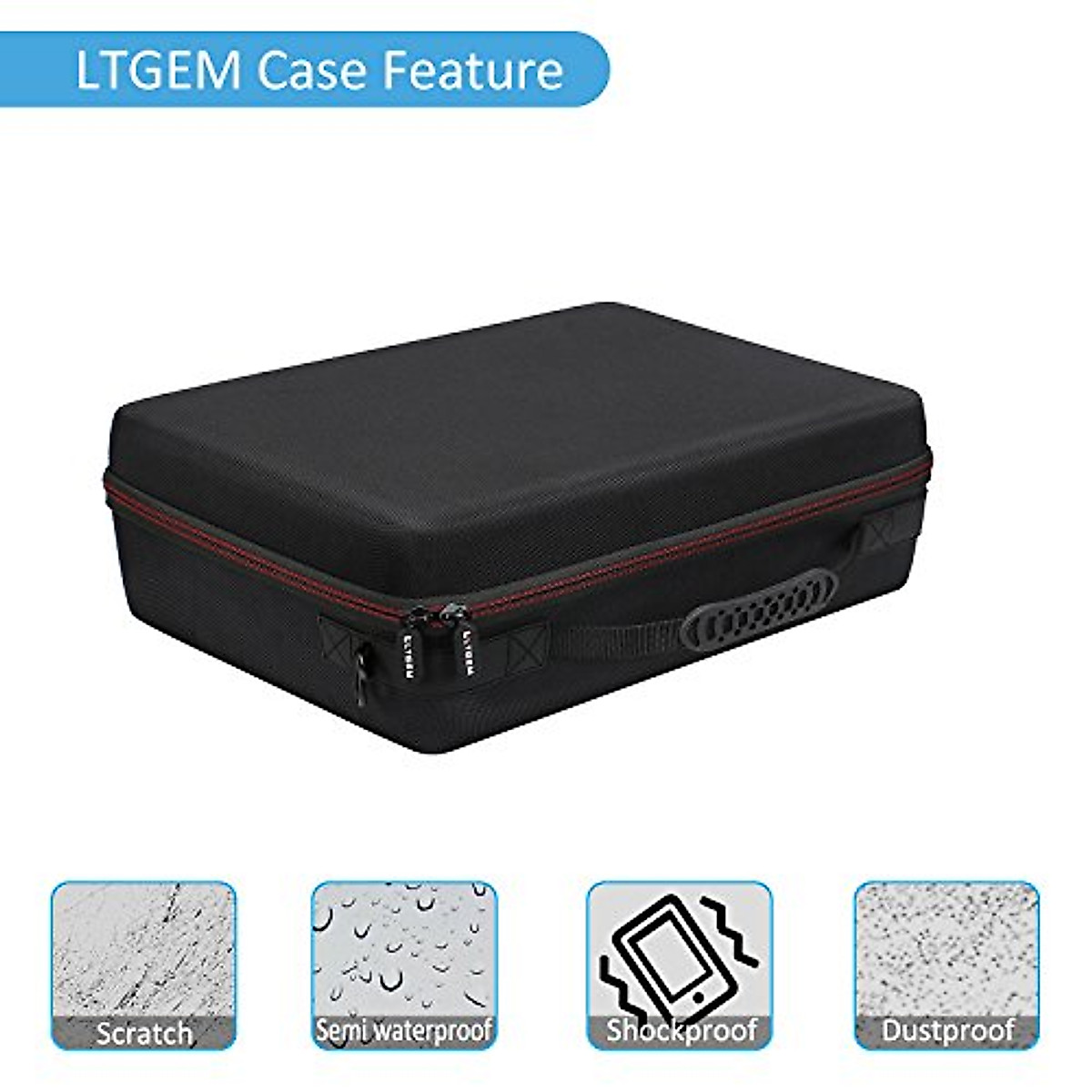 LTGEM EVA Hard Case for HTC Vive Pro Virtual Reality Headset or HTC Vive Pro 2 Headset