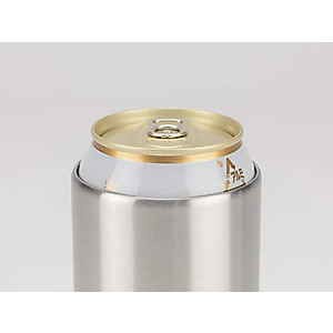 Snow Peak Shimo Can Cooler Vacuum-Insulated to Keep Canned Beverages Cold