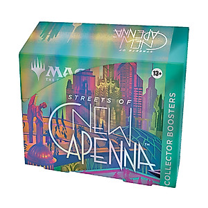 Magic: The Gathering Streets of New Capenna Collector Booster Box | 12 Packs + 1 Box Topper (181 Magic Cards)