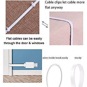 3Pack 20FT Power Extension Cable Compatible with Wyze Cam V3, Wyze Cam Pan, Yi Camera,NestCam Indoor,Blink,Amazon Cloud Camera,USB to Micro USB Charging Cord for Home Security Camera (White, 3pack)