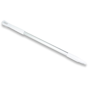 SPARTA 40246EC02 Aluminum Broom Handle, Mop Handle, Replacement Handle With Acme Threaded Tip For Commercial Cleaning, 30 Inches, White