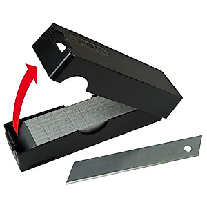 Stanley 3-11-718 Snap Off Blade in Dispenser (50 piece), Silver