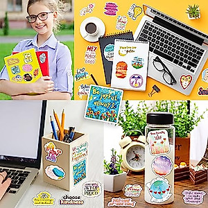 300PCS Motivational Sticker, Inspirational Words Stickers for Teens Adults Students Teacher Employees Vinyl Encouraging Positive Affirmation Stickers for Water Bottles Laptop Decals Scrapbook Journal