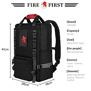 FIREFIRST Evangelion Backpack for Men Women 15.6” Laptop Backpacks Fashion Travel Leisure School Bag
