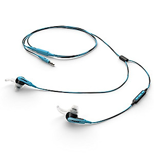 Bose SoundSport In-Ear Headphones for iOS Models, Blue - Wired