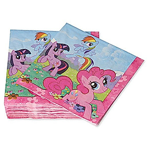 American Greetings My Little Pony Party Supplies, Paper Lunch Napkins (48-Count)