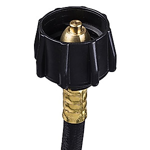 Martin 6 Foot Bulk Rubber Tank Hose Adapter for Use with Disposable Bottle Regulators CSA Certified