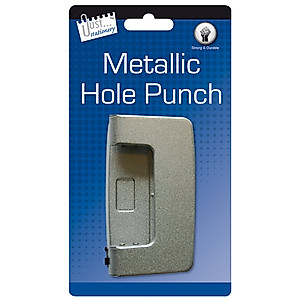 Just stationery 2 Hole Metallic Punch Assorted Colours