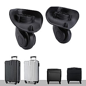Suitcase Wheels 1 Pair, Luggage Wheels Suitcase Replacement Wheels for Luggage Suitcase Trolley (W041-2 S)