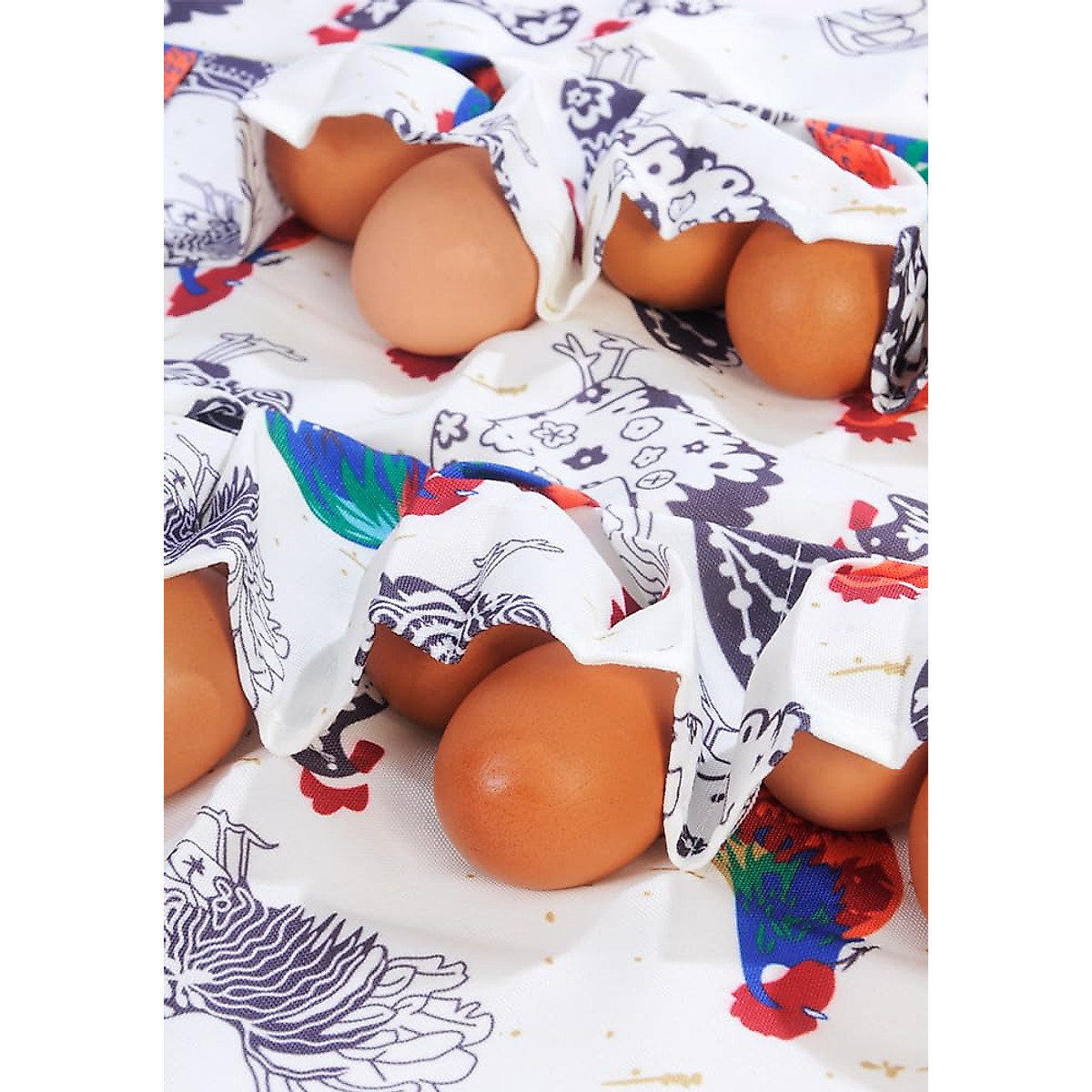 Sefiron Chicken Egg Collecting Apron,12 Deep Pockets for Hense,Duck,Goose Eggs
