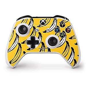 Skinit Decal Gaming Skin Compatible with Xbox One S Controller - Officially Licensed Bouffants and Broken Hearts Bananas Design