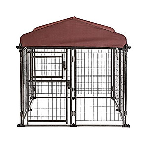 TWO by TWO Haven Expandable Kennel, Black, Medium