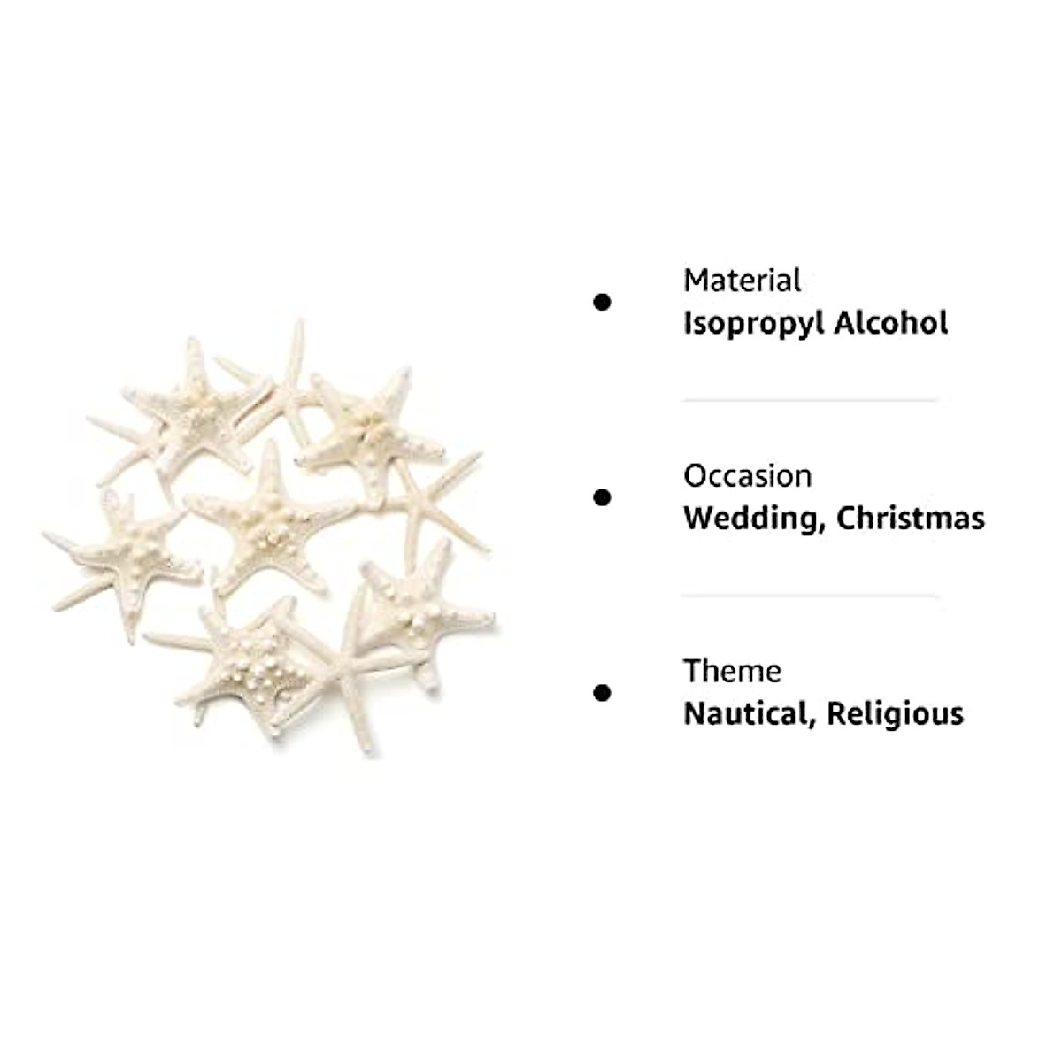 gopiter 12 PCS Starfish | 2.5-6 Inch Starfish Decor | Natural Bulk Starfish Shells Perfect for Crafts Making Beach Theme Party Wedding Decoration, Home Wall Decor, Christmas Ornaments, Fish Tank