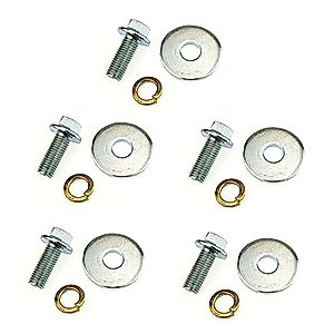 ANP PUAUTO 3/4 Inch Go Kart Clutch Bolt Kit Predator Engine Clutch and Lock Washer for Go Kart Predator Engines, Minibike and Kart Engine, Bolts for 10/12 Teeth Clutch Bolt Kit（5PCS)