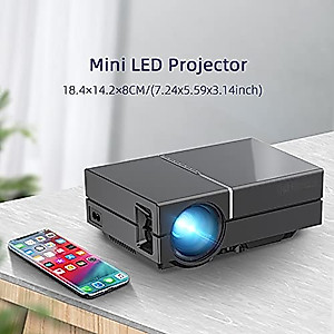 CXDTBH K8 Mini LED Video Portable 1080P 150inch Home Theater Digital Projector for 3D 4K Cinema ( Color : K8 )