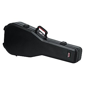 Gator Cases Molded Flight Case for Classical Style Acoustic Guitars with TSA Approved Locking Latch; (GTSA-GTRCLASS)
