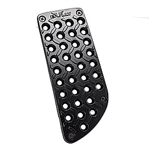 Bully BBS-2101 Black Bull Series Powder Coated Aluminum Universal Fit Truck Pedal Pad for Trucks from Chevy (Chevrolet), Ford, Toyota, GMC, Dodge RAM, Jeep