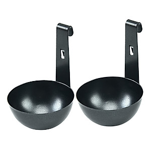 RORPOIR 2pcs Egg Boiler Poached Egg Maker Kitchen Utensil Holder Kitchen Utensils Holder Microwave Steamer Stainless Egg Poacher Bbq Tools Eggwich Maker Egg Cooker Stainless Steel Boiled
