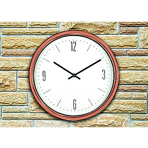 Poolmaster 52542 16-Inch Indoor or Outdoor Contemporary Clock, Bronze