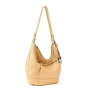 The Sak womens Leather, & Silhouette, Sequoia Hobo Bag in Leather Soft Slouchy Silhouette Timeless Elevated Design, Buttercup Ii, One Size US