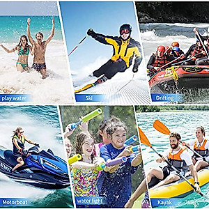 OMMOIRAI Lanyard Waterproof Phone Pouch For Beach, Universal Under Water Proof Case for Iphone 13 12 11 Pro Max Xs Xr X Se 8 7 6 6s Samsung Galaxy S9 S7 J7, Ipx8 Cell Phone Dry Bag (Black&Blue) 2 Pack