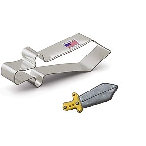 Sword Cookie Cutter 5" Made in USA by Ann Clark