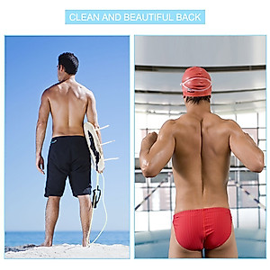 Electric Back Hair Shaver, 14.7 inch Foldable Handle Battery Powered (Batteries Not Included) Painless Body Groomer for Men, Do It Yourself