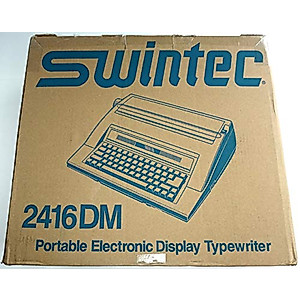 Swintec 2416DM Electronic Portable Typewriter (64K Memory) (Renewed)