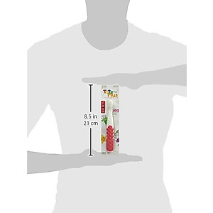 RADIUS Totz Plus Brush Kids Toothbrush Silky Soft BPA Free ADA Accepted Designed for Delicate Teeth & Gums for Children 3 Years & Up - Assorted - Pack of 6
