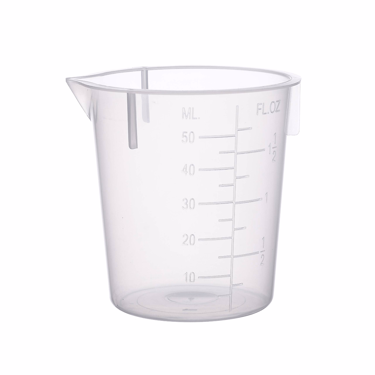 Consolidated Plastics 45374 Disposable Beaker, Polypropylene, 50 mL, 100 Piece
