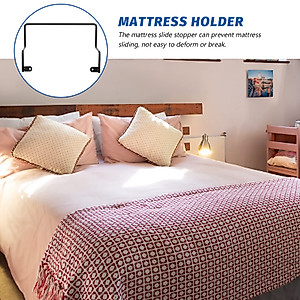 Mattress Anti-Slip Baffle Mattress Retainer Bar Non-Slip Mattress Gripper for Bed Frame Bed Frame Mattress Slide Stoppers Mattress Anti-Slip Holder Mattress Non-Slip Stoppers