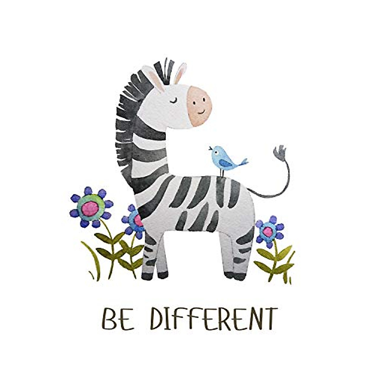 Baby Nursery Decor - Nursery Wall Decor for Baby Room - Jungle Safari Animal Unframed Wall Art -Set of 6 Posters 8x10 - Lion, Giraffe, Elephant, Monkey, Zebra, Hippo with Inspirational Quotes for Boy Girl Toddler Kids